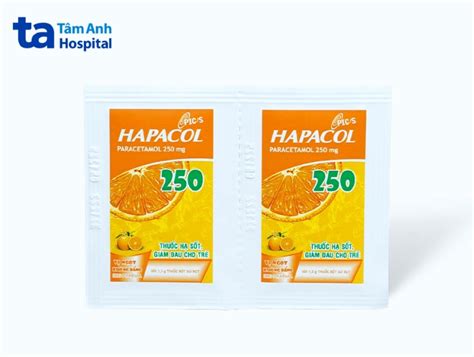 Thuốc Hapacol 250mg Công Dụng Cách Dùng Liều Dùng Và Lưu ý