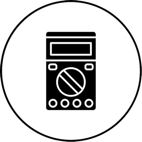 Premium Vector Voltmeter Icon