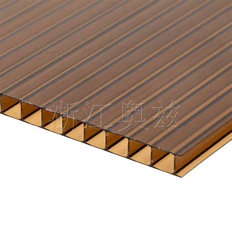 Ribs Polycarbonate Hollow Sheet For Various Greenhouse Pc Hollow