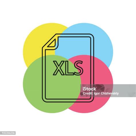 Unduh Ikon Dokumen Xls Format File Vektor Ilustrasi Stok Unduh Gambar