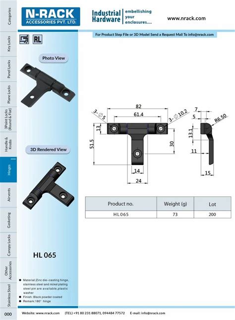 Zinc Ms Hinges At ₹ 90piece In Bengaluru Id 2854265927362