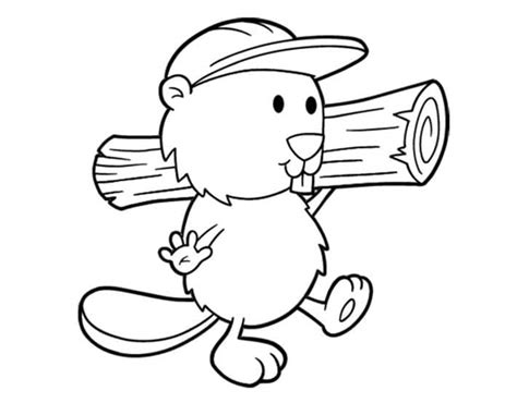 Castor Coloriage Beaver Biber Castores Castoro Colorir Castori Colorat