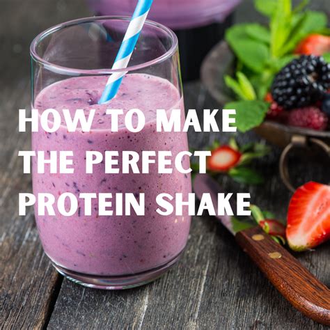 How To Make The Perfect Protein Shake Obstacle Course Racers