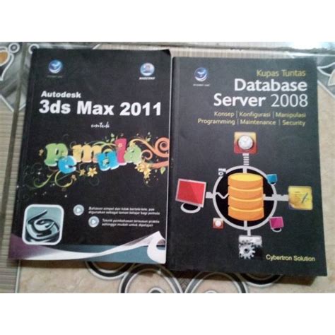 Jual Buku Autodesk 3ds Max 2011 Dan Database Server 2008 Harga Per 1