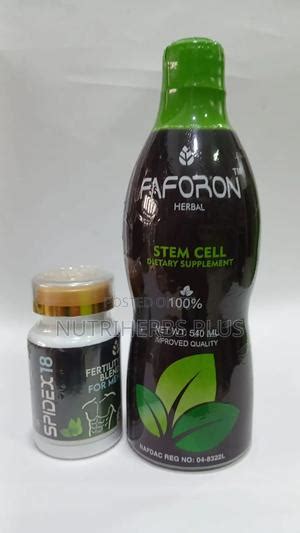 Spidex 18 Fafaron Stem Cell Drink Mens Fertility Combo In Wuse 2