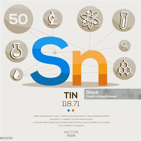 Sn The Periodic Table Element Stock Illustration Download Image Now