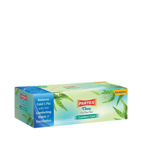 Partex Cleen Tissue Comfort Care Eucalyptus 1 Box Online Grocery Shopping And Delivery In