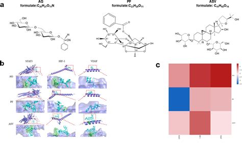 Molecular Docking A Chemical Structures Of Ag Pf And Asv B 3d