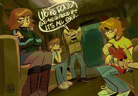 Scott Pilgrim Kim Pine Stephen Stills And Neil Nordegraf Scott