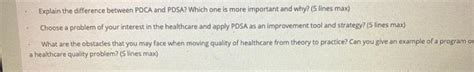 [solved] Explain The Difference Between Pdca And Pdsa Which One Is More Solutioninn