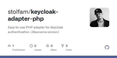 Github Stolfamkeycloak Adapter Php Easy To Use Php Adapter For Keycloak Authentication