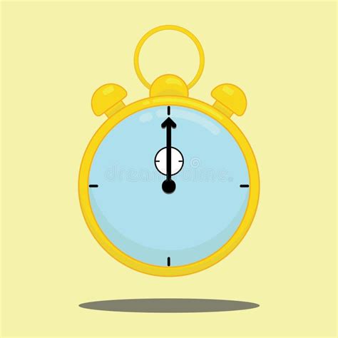 Classical Stopwatch Vector Object Stock Vector Illustration Of Icon