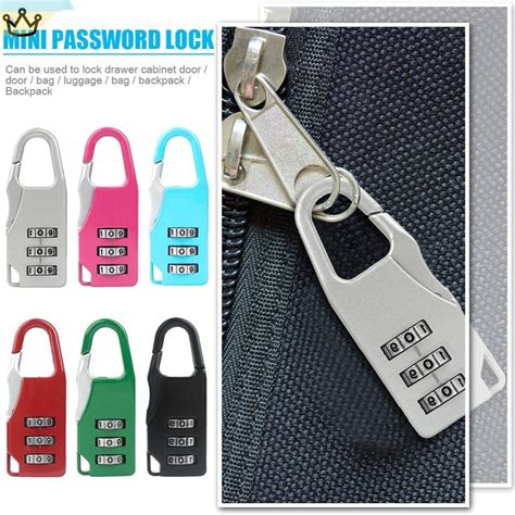 【jp4】bags Baggage Door Padlock3 Dial Digit Combination Secret Safe