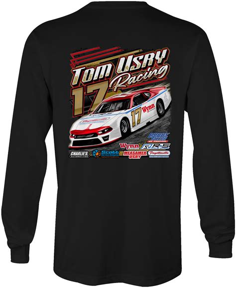 Tom Usry Racing Kaden Honeycutt Long Sleeves Black Acid Apparel