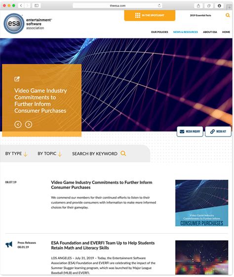 Entertainment Software Association Jake Group