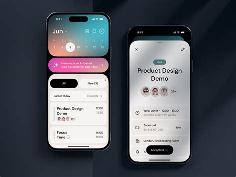 Calendar Concept By Max ⚡️ Osichka On Dribbble Mobile App Design