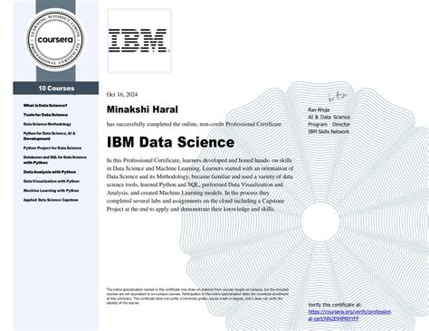 Datascience Ibm Lifelonglearning Ai Ml Python Minakshi Haral