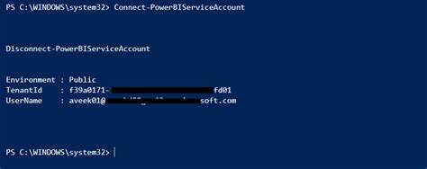 Programmatic Access To Power Bi Powershell Commandlets
