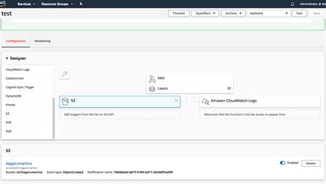 Amazon Web Services Lambda Function Not Being Triggered By S3 Bucket