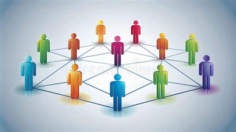 Geometric Shapes Represent Company Growth And Interconnection