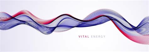 Premium Vector Flowing Energy Particles Wave Of Blended Dots Curved