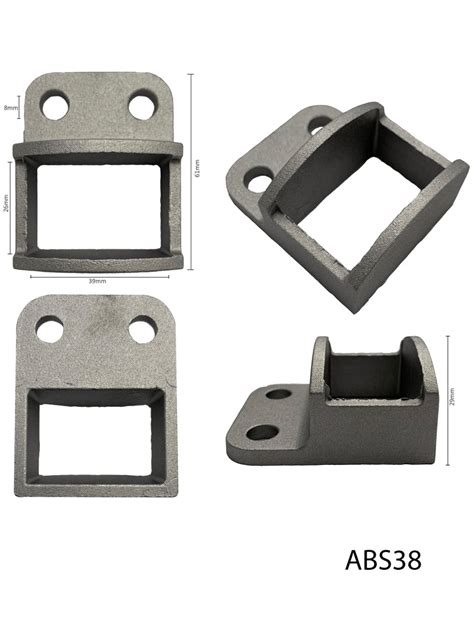 Aluminium Single Lug Bracket 38x25 Triple Star Fencing Supplies