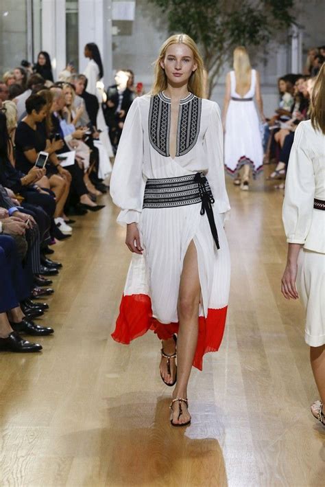 Models At Oscar De La Renta Wore Flats With Their Ball Gowns Runway