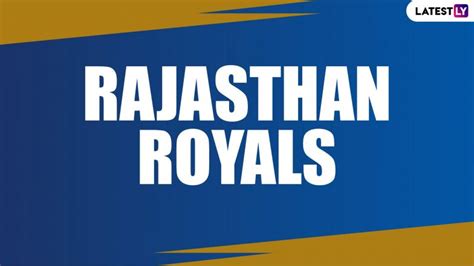 Rr Team Profile For Ipl 2020 Rajasthan Royals Squad In Uae Stats