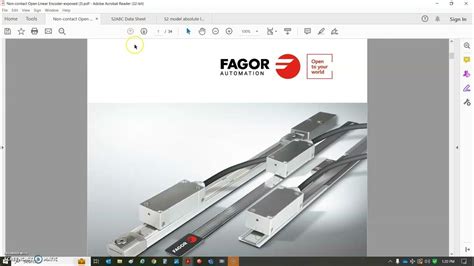 Fagor S2abc Linear Absolute Biss Encoder S2ab With 1vp P Sin Cos Option