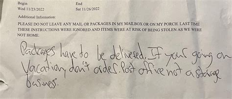 Does Usps Hold Mail Not Apply To Packages Im Confused As To Why The Po Seems So Upset About Me