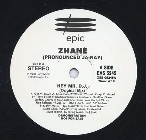 中古ﾚｺｰﾄﾞ Zhane Hey Mr Dj Re レコード販売 フリークス