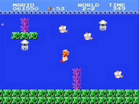 Mario Underwater Scenes