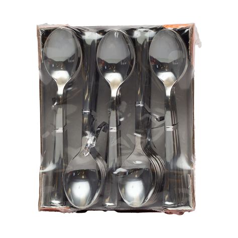 Teaspoons Plastic Silver 50pk Crazy Express Quick Easy Same Day