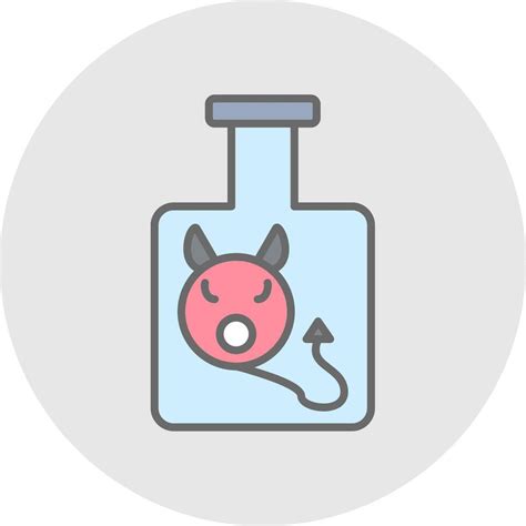 Devil Bottle Line Filled Light Icon 44146942 Vector Art At Vecteezy