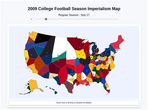 Football Imperialism Maps Nfl And College Football