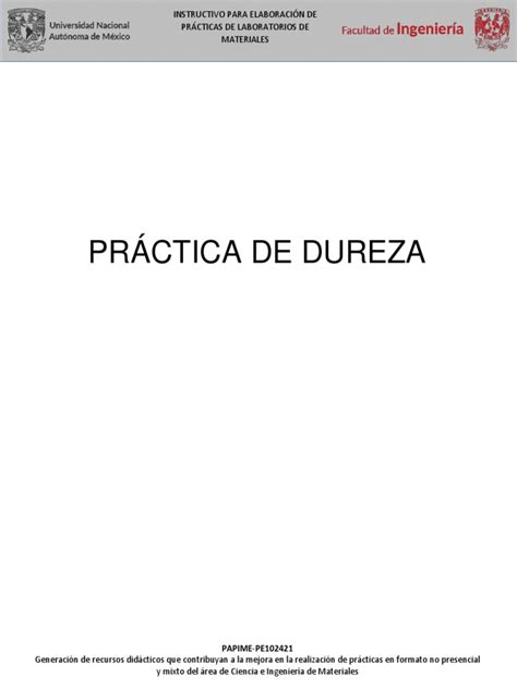 Dureza Pdf Dureza Ingeniería De Edificación