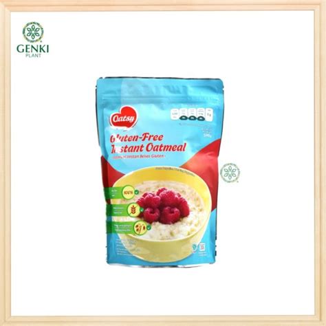 Oatsy Gluten Free Instant Oatmeal 500 G Lazada Indonesia
