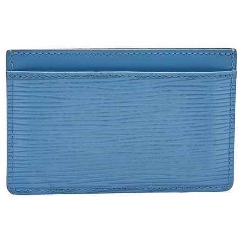 Louis Vuitton Lagoon Epi Leather Card Holder For Sale At 1stdibs