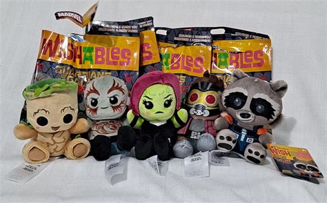 Retired New Disney Wishables Epcot Guardians Of The Galaxy Mission Breakout Star Lord Gamora