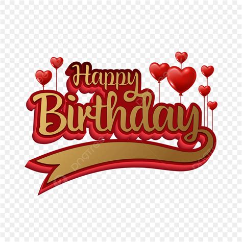 Happy Birthday Balloons Vector Hd Images Red Color Happy Birthday