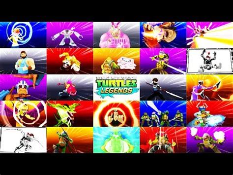 Tmnt Legends All Characters Battle Animations 67 Youtube
