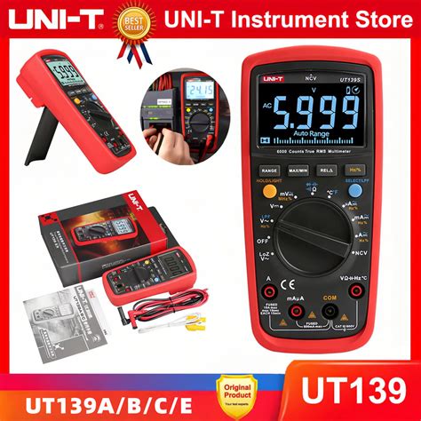 Uni T Ut139a Ut139b Ut139c Ut139e True Rms Digital Multimeter Auto