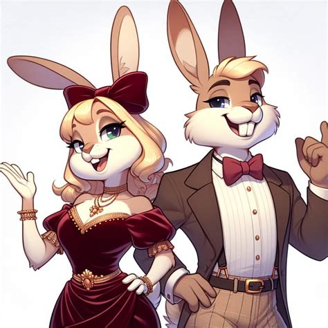 Lola Bunny And Bugs Bunny Beautiful Portraits Ai Art Generator