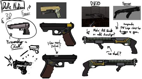 Artstation Duke Nukem Weapon Remake 1