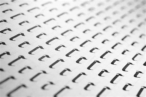 Black And White Calligraphic Letter C Pattern For Handwriting Practice