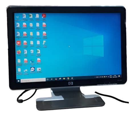 Monitor Hp 19 Polegadas Com Vga E Dvi Preto Recondicionado Parcelamento Sem Juros