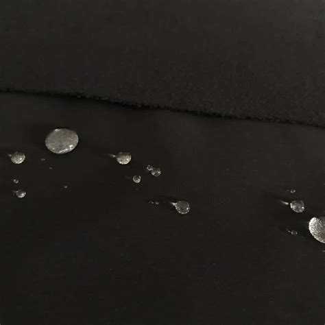 Polyester 3 Layer Water Proof Softshell Fabric Microfiber Fabric Face