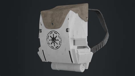 Artstation Clone Trooper Backpack Game Ready Game Assets