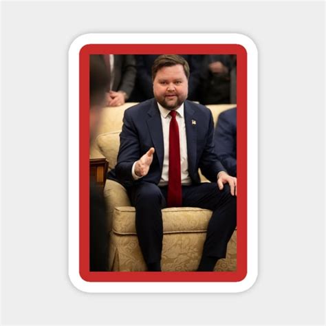 Weird Jd Vance Face Meme Jd Vance Magnet Teepublic