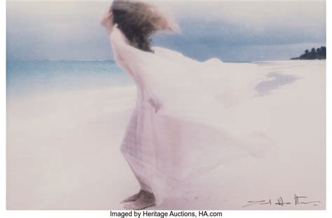 Woman In White On Beach By David Hamilton On Artnet